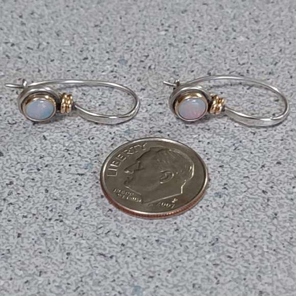 Ed Levin | Jewelry | Sterling Opal Earwires | Poshmark